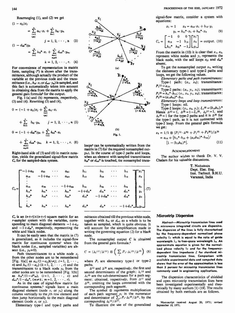 Schneider Microstrip Dispersion | PDF | Transmission Line | Waveguide
