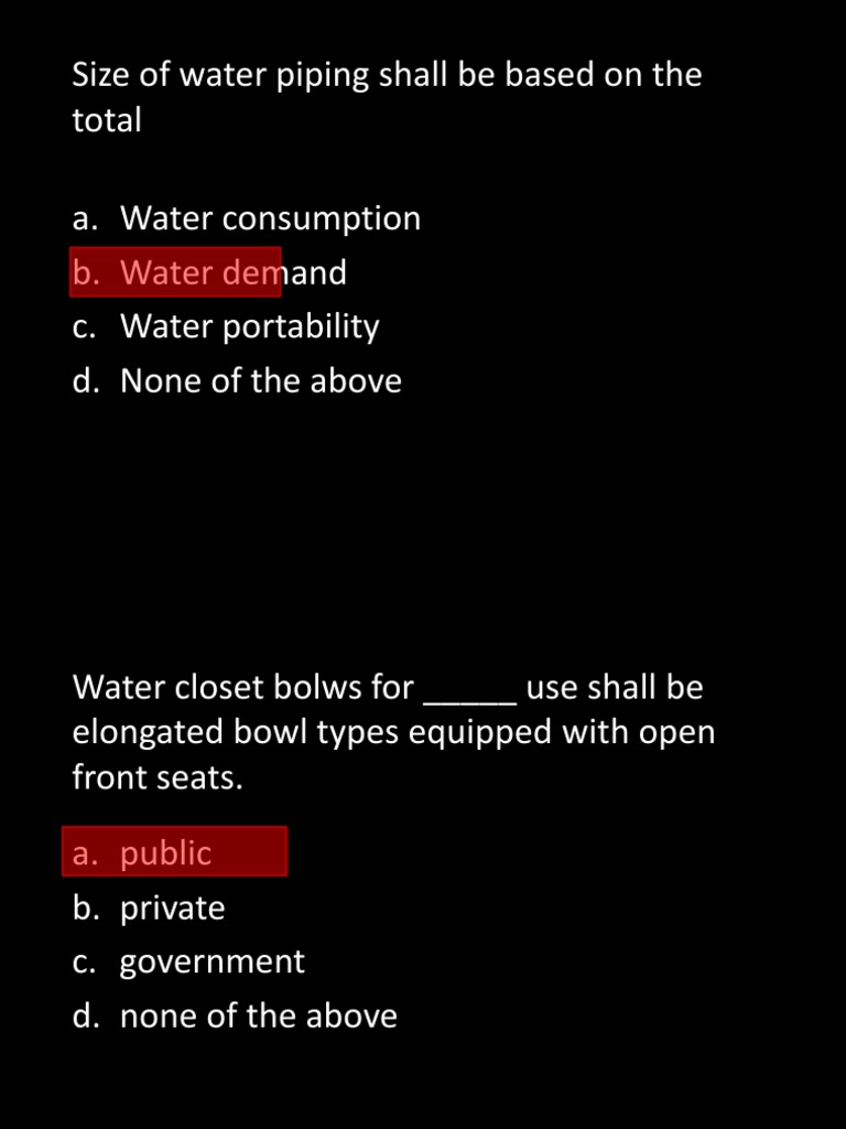 Plumbing Code Review: Key Requirements and Standards for Water Supply ...