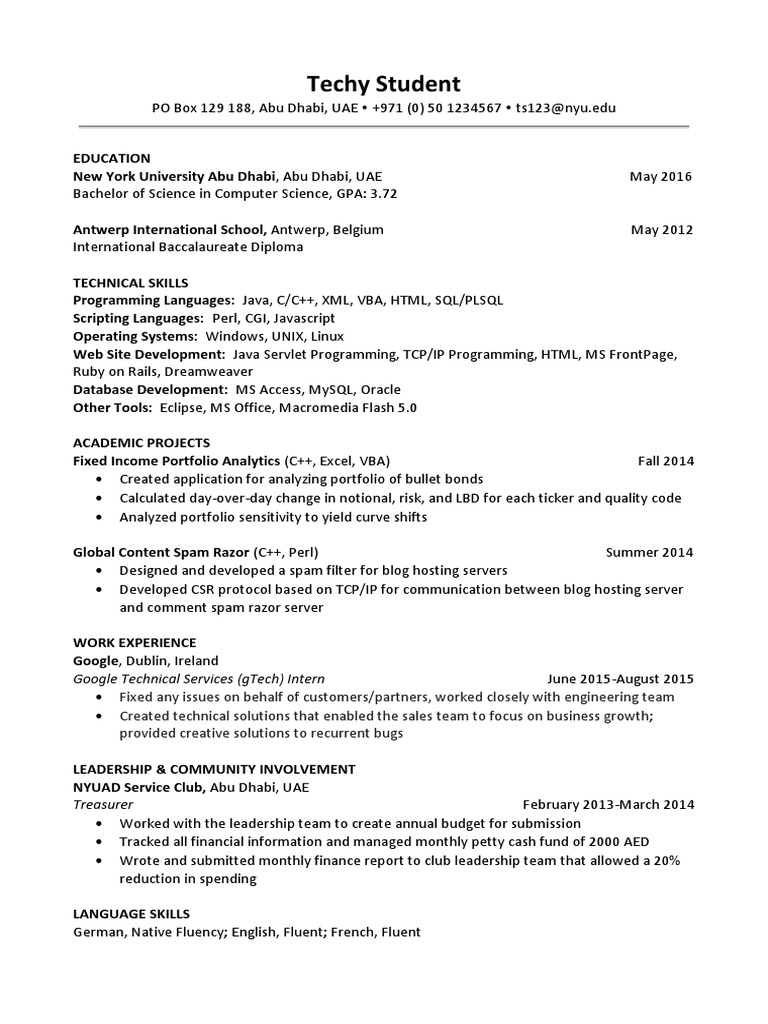 Techy Student: Google Technical Services (Gtech) Intern June 2015 ...
