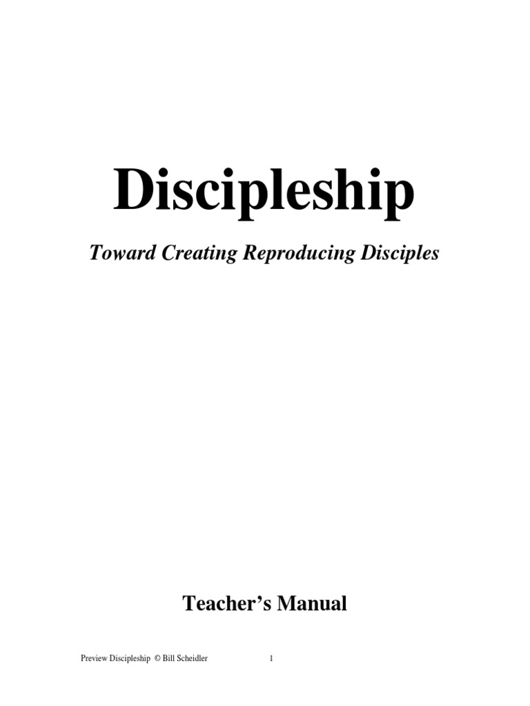 Discipleship | PDF | Repentance | Salvation