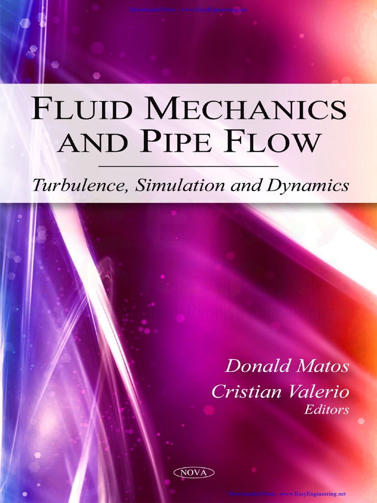 Fluid Mechanics and Pipe Flow Turbulence, Simulation and Dynami | PDF | Partial Differential ...