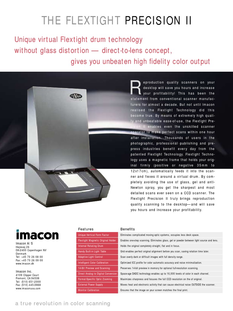 Spec Sheet | PDF | Image Scanner | Vision