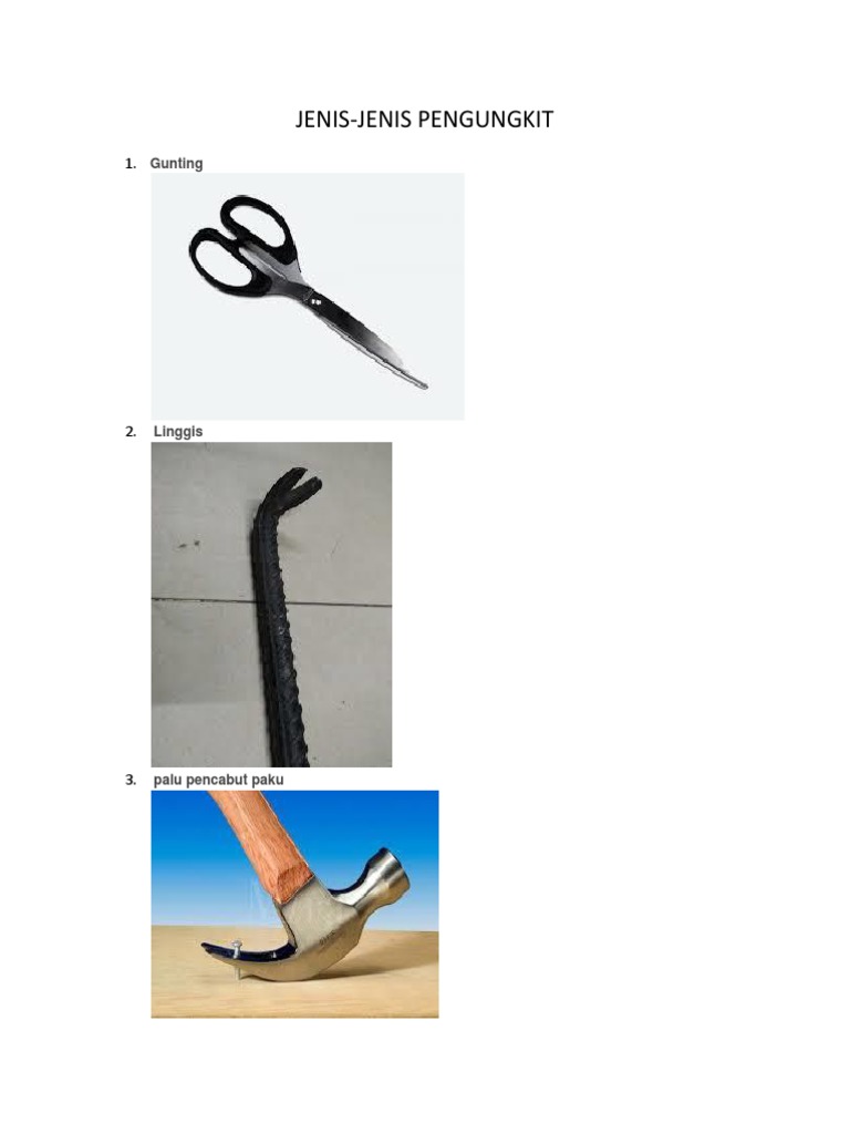 Jenis Jenis Pengungkit | PDF