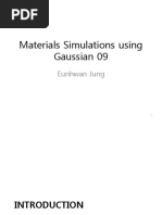 Gaussian 09 User Manual Guide | PDF | Molecular Orbital | System Software