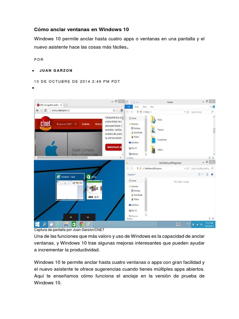 Trucos Windows 10 | PDF | Windows 10 | Microsoft Windows