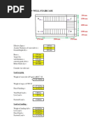 Staircase Load Calculation | PDF | Stairs | Structural Engineering