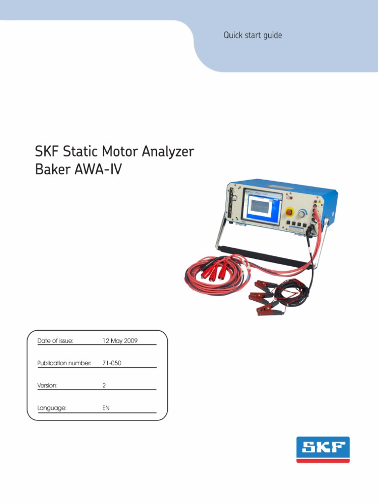 71-050 Baker AWA-IV Quick Start Guide en | PDF