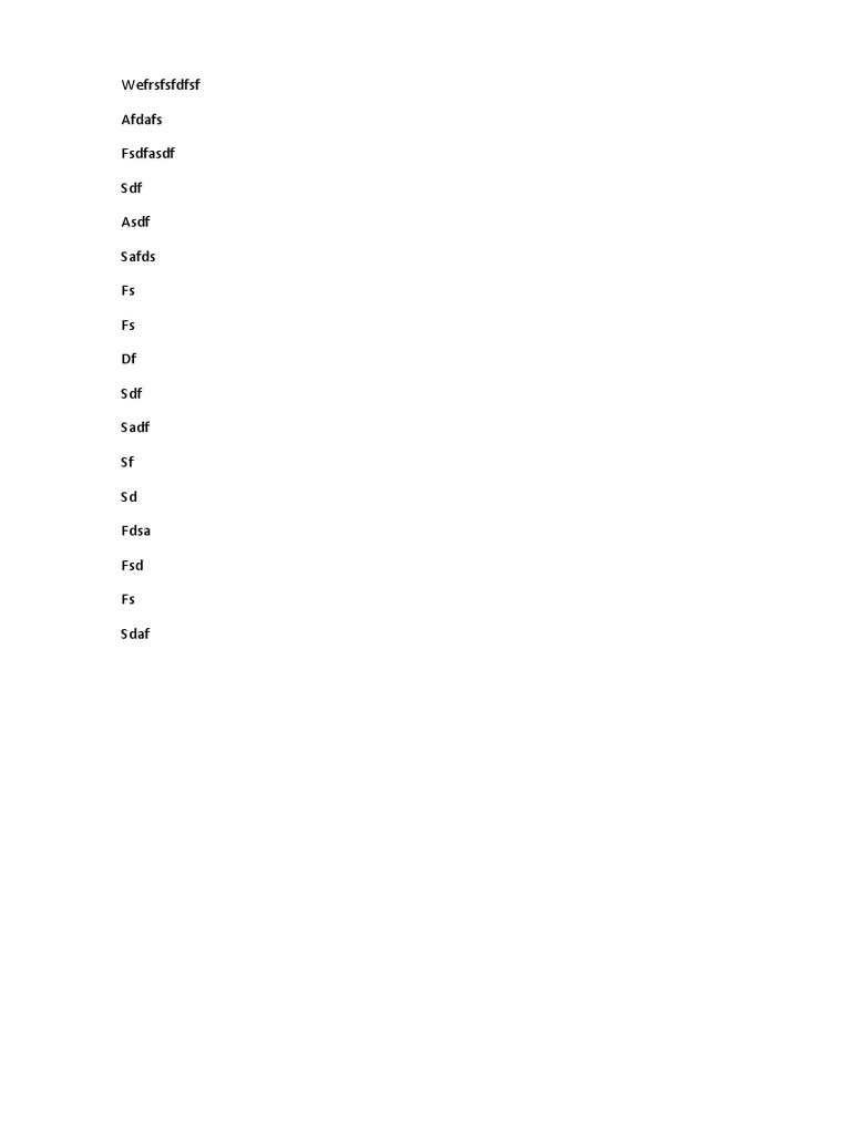 Wefrsfsfdfsf Afdafs Fsdfasdf SDF Asdf Safds Fs Fs DF SDF Sadf SF SD Fdsa FSD Fs Sdaf | PDF