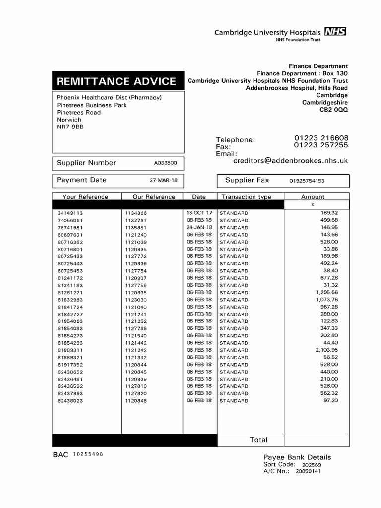 Remit | PDF | Cambridge | Payments