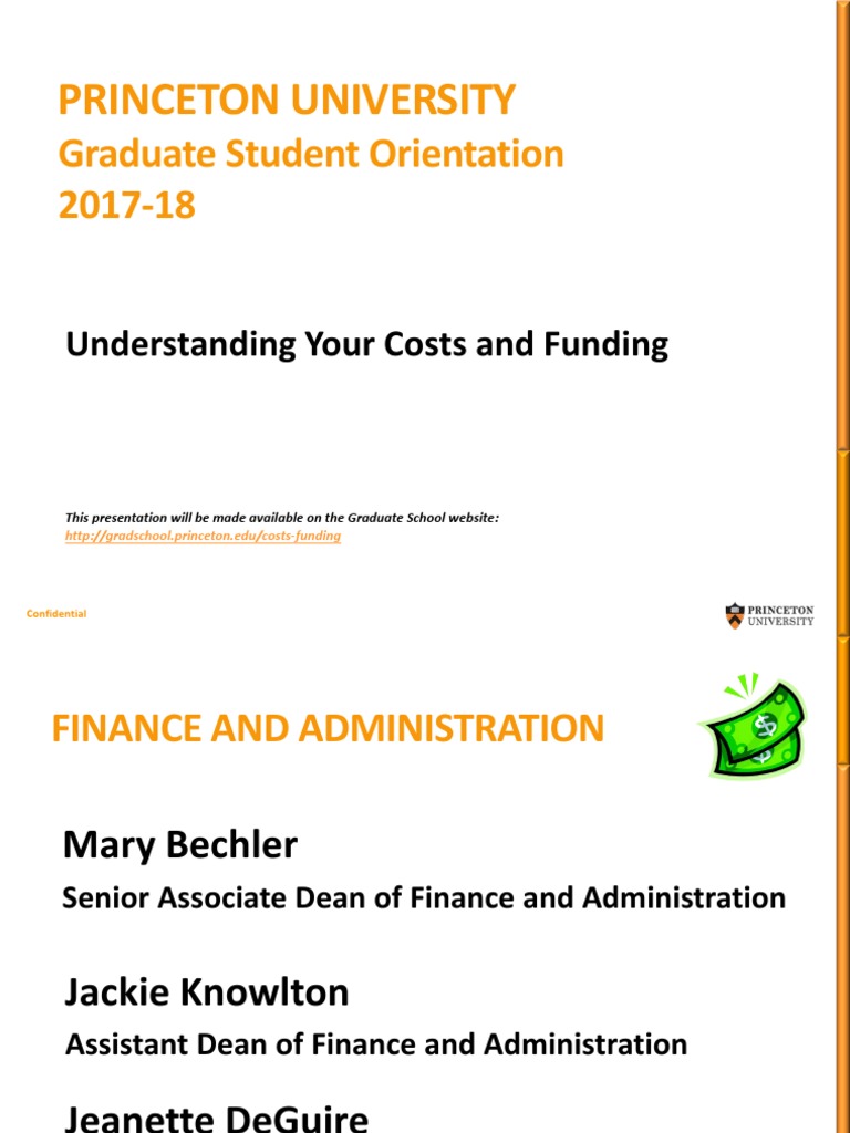 Princeton-Graduate School Costs and Funding - 2017-18 | PDF ...