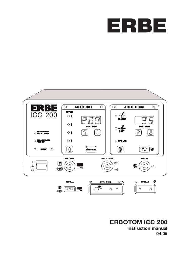 401 Erbe en Icc 200 e Ea D010308 PDF | PDF | High Frequency ...