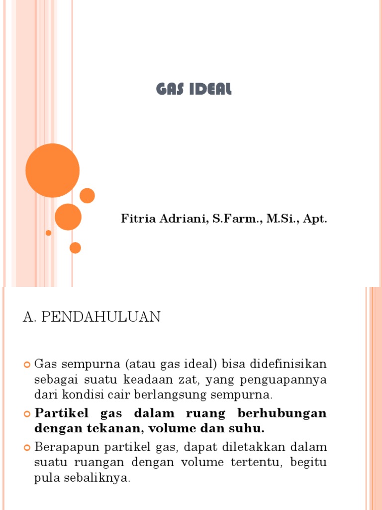 Gas Ideal | PDF