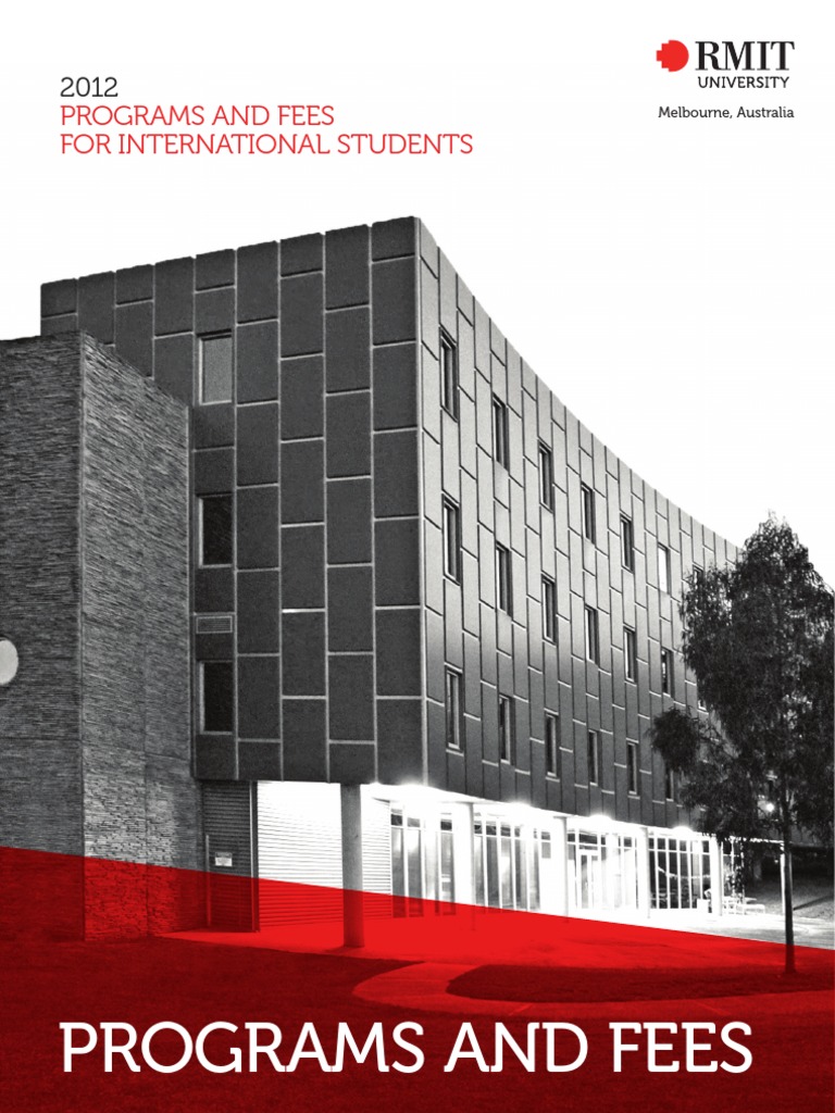 RMIT International Programs and Fees | PDF | Postgraduate Education ...