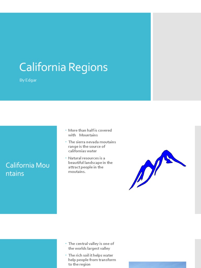 Overview of California's Regions | PDF