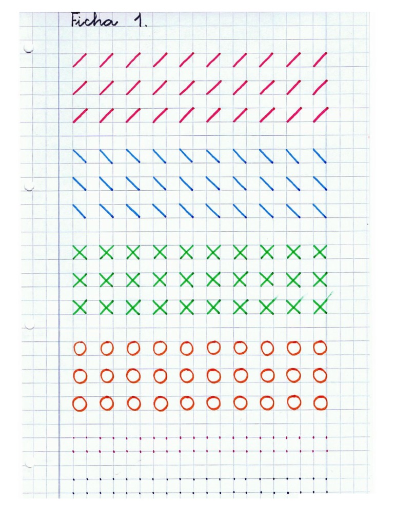 Ejercicios de Caligrafia | PDF