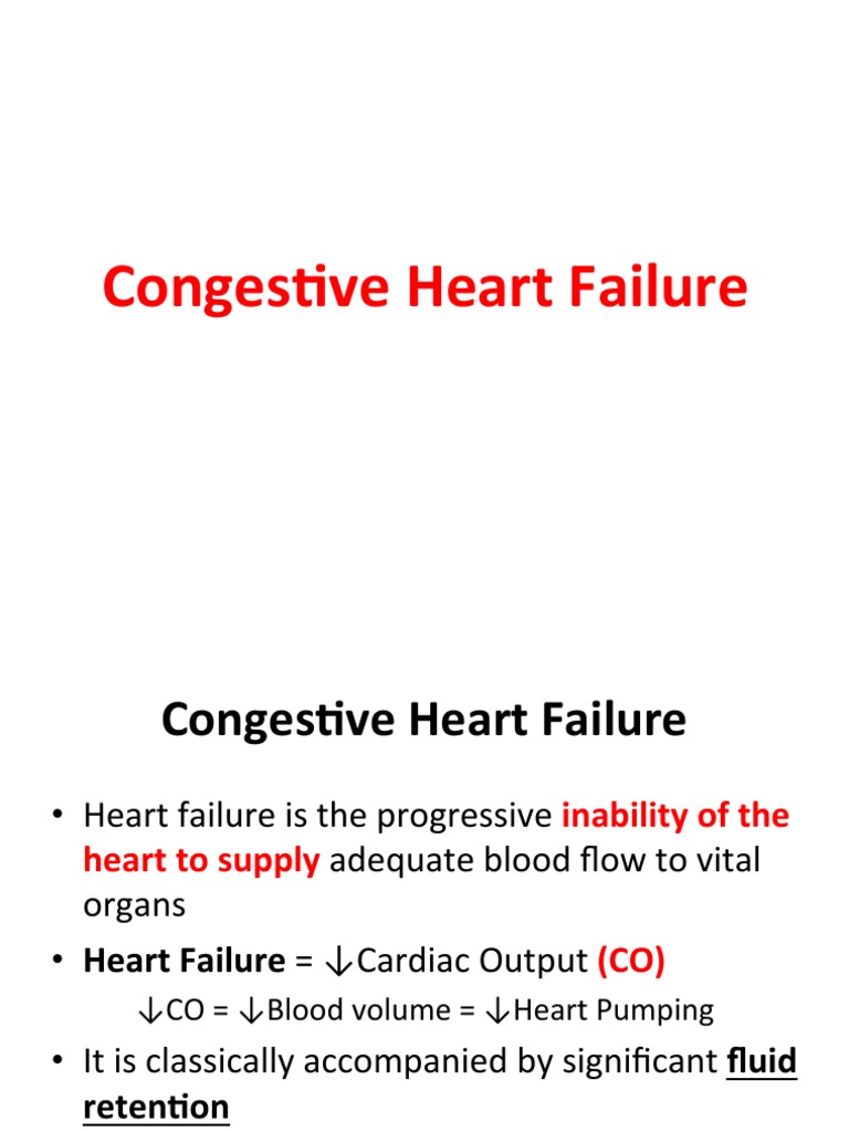 Congestive Heart Failure PDF | PDF | Heart Failure | Heart