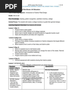Album Cover Design Lesson Plan | PDF | Educational Assessment ...