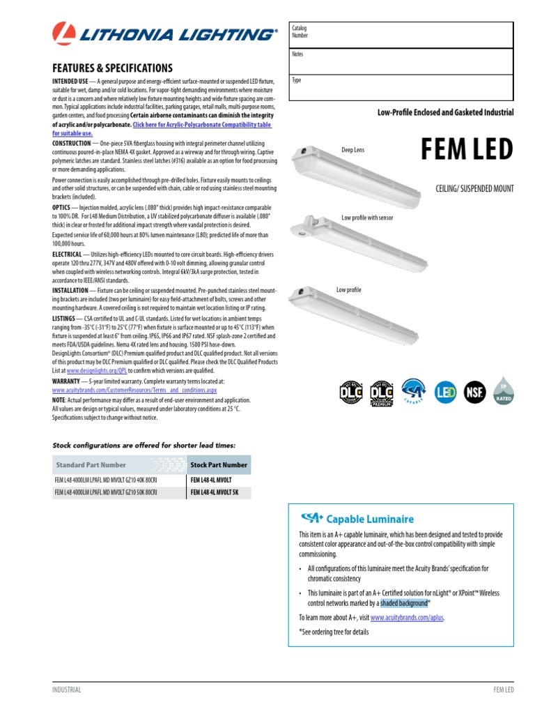 Fem Led | PDF | Light Emitting Diode | Electrical Wiring