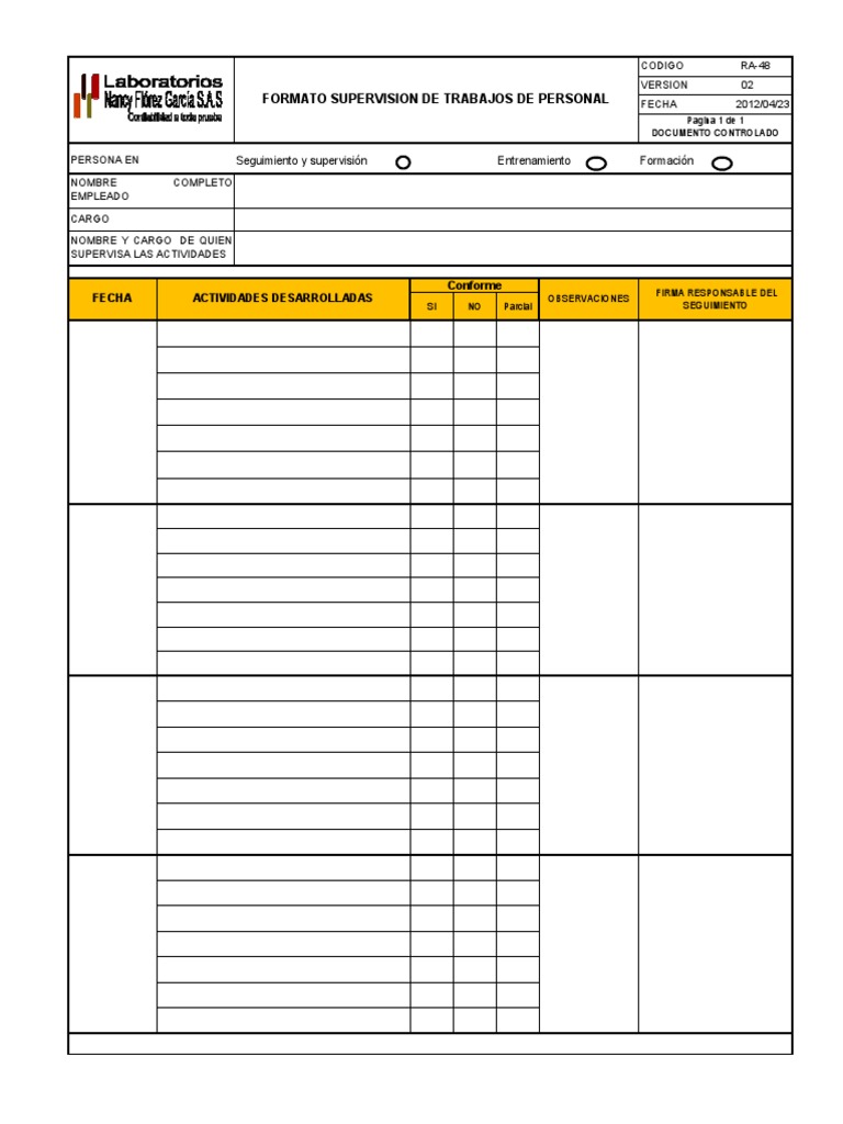Ra-48 Formato Supervision de Personal