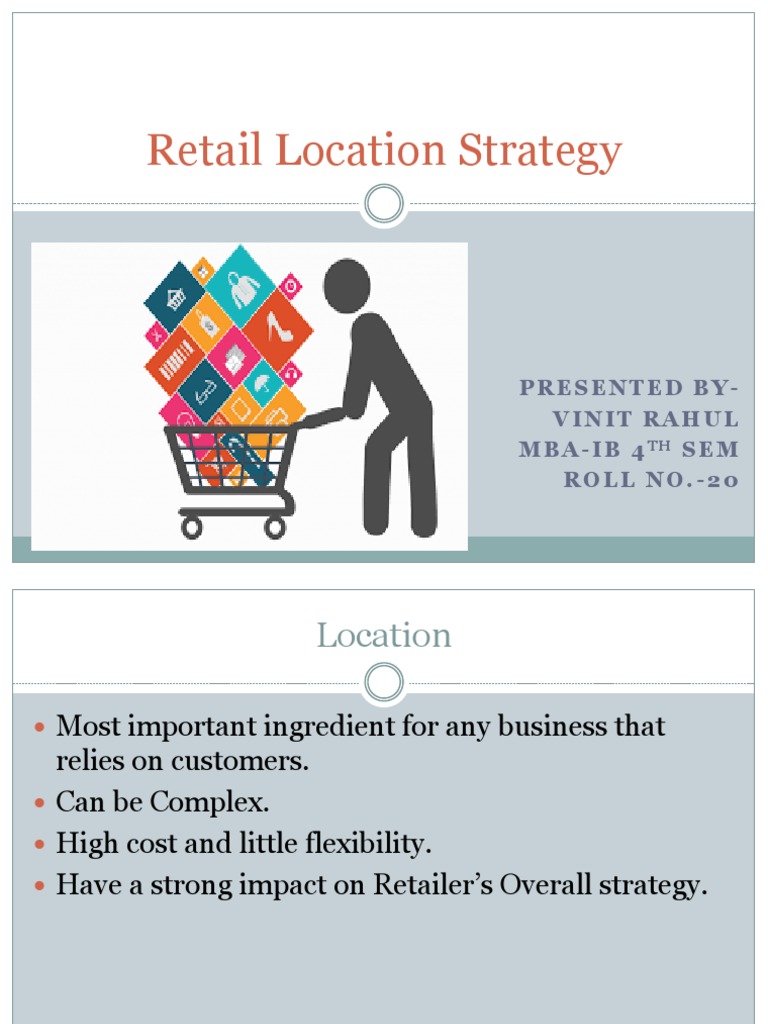 Retail Location Strategy Pdf Retail Service Industries