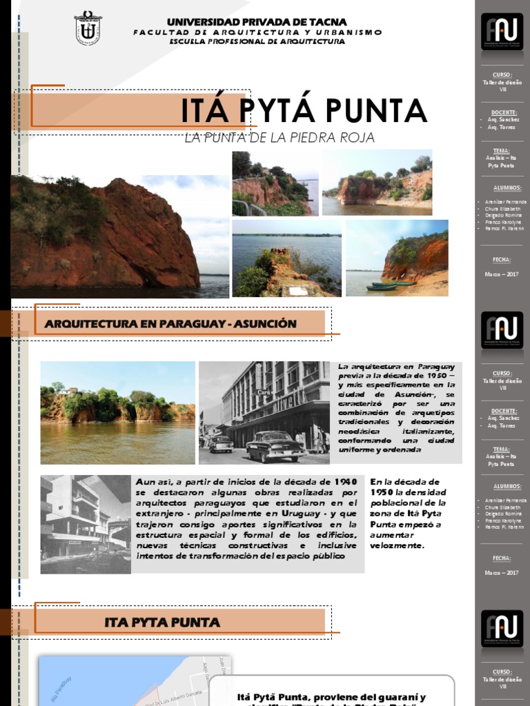Analisis Ita Pyta Punta - Paraguay Asuncion | PDF | Paraguay | Ciudad