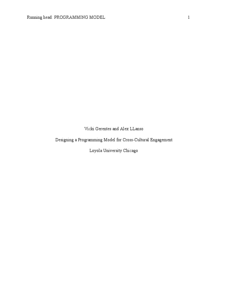 Eval Assesment Proposal-Final | PDF | Cross Cultural Communication ...