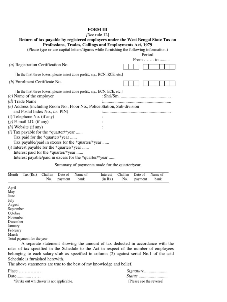 Form Iii | PDF | Payments | Government