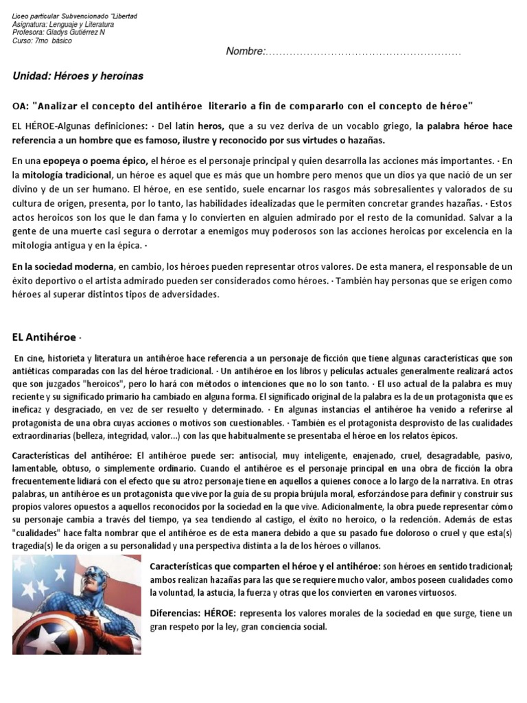 Heroes y Antiheroes | PDF | Ficción general Heroes y Antiheroes | PDF | Ficción general