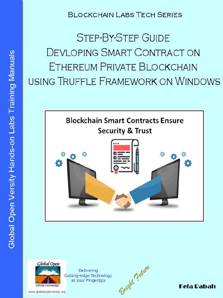 Developing Smart Contract On Ethereum Blockchain Using Truffle Framework Pdf Command Line