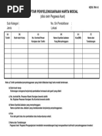 Borang Kebenaran Meminjam Harta Modal | PDF