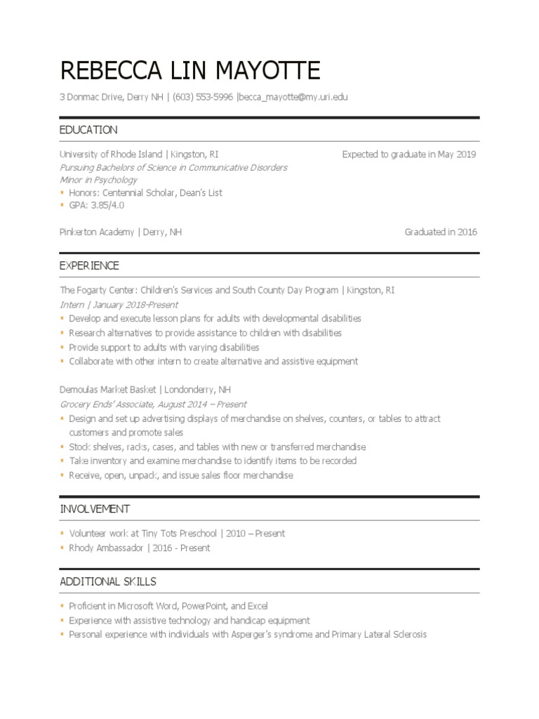Revised Revised Resume 3 9 18 | PDF