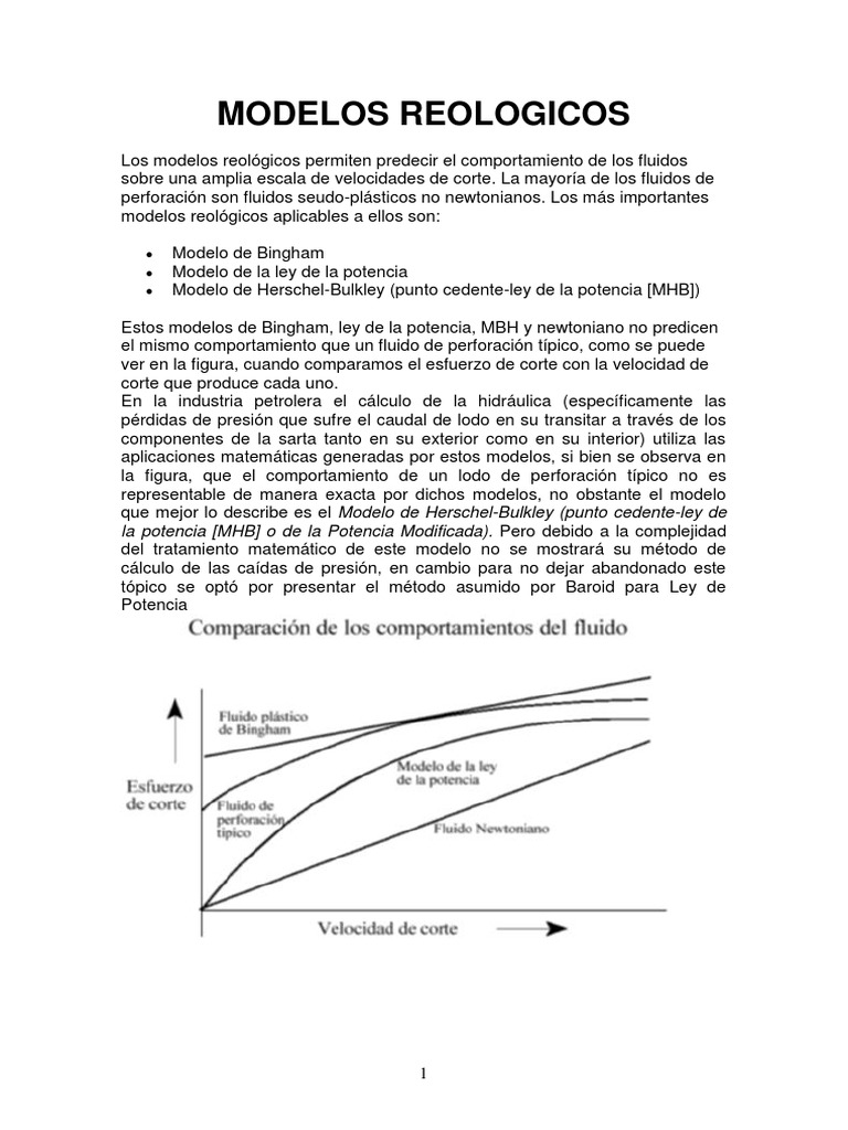 Modelos Reológicos | PDF | Fluido | Reología