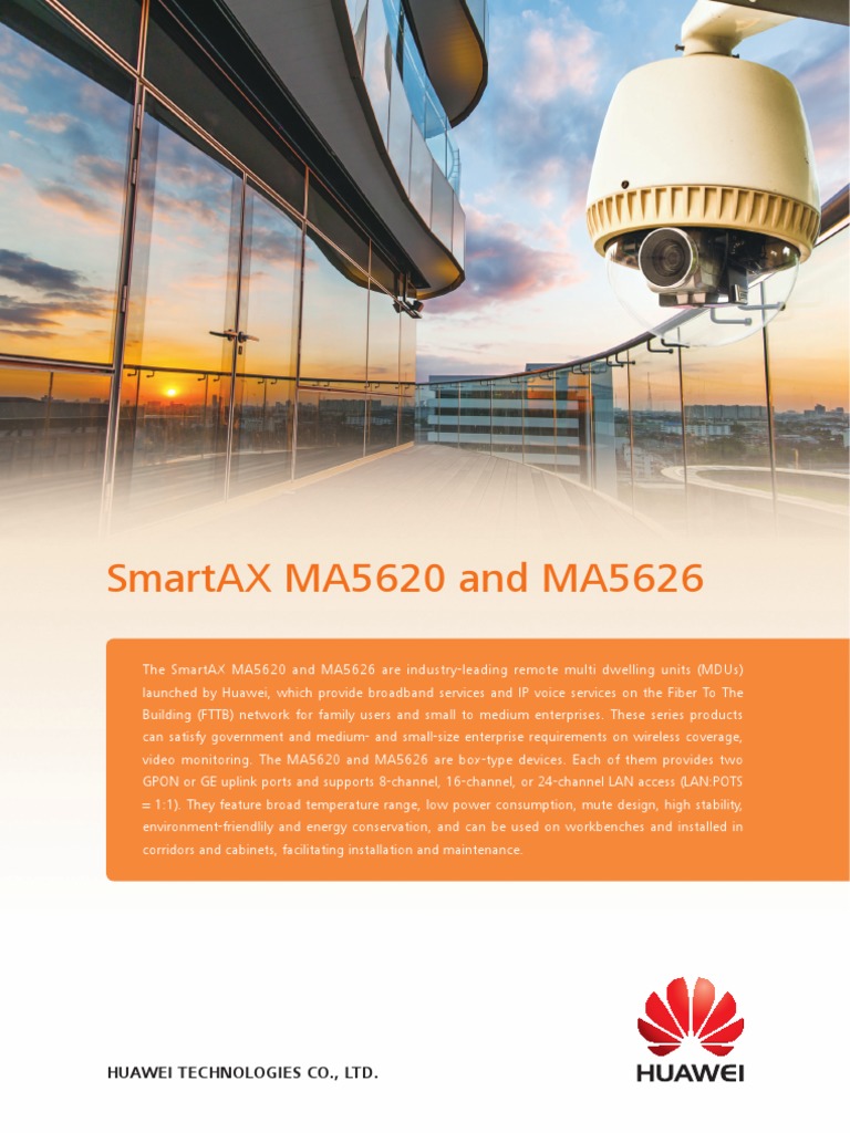 09-Smartax Ma5620 and Ma5626-En | PDF | Fiber To The X | Computer Network