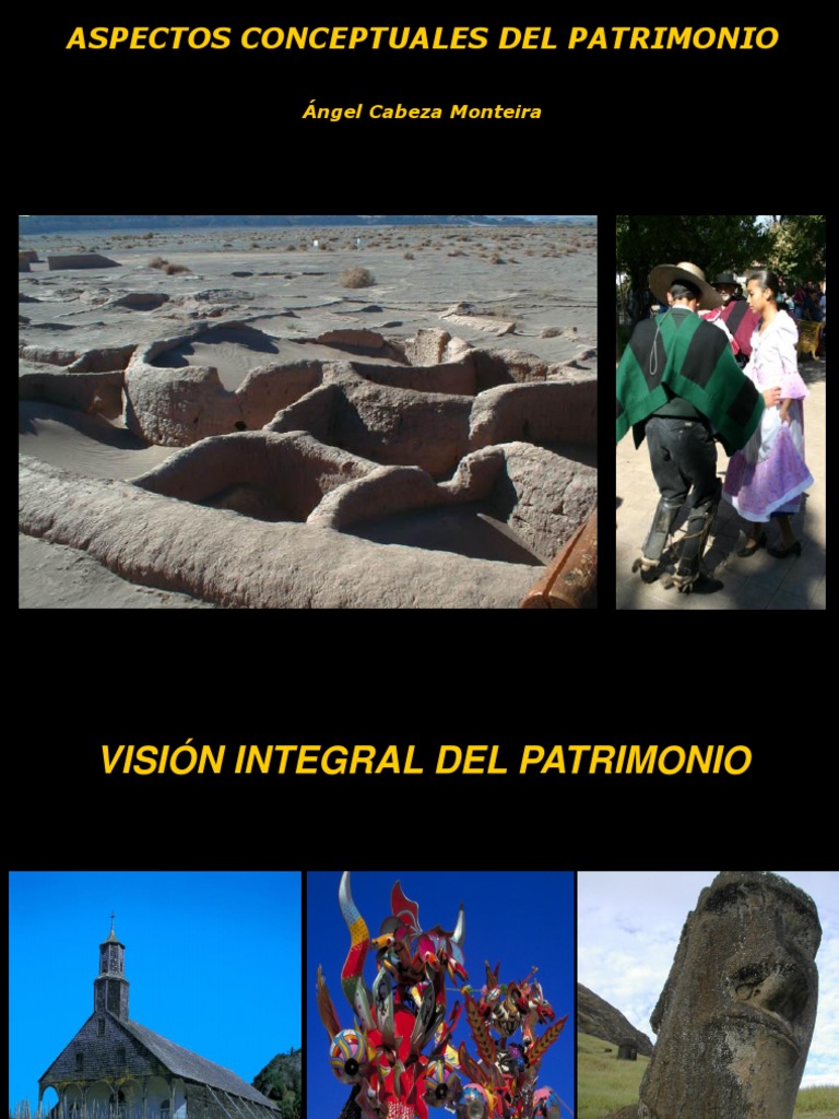Aspectos Conceptuales Del Patrimonio PDF | PDF | Patrimonio cultural | Bienes (Ley)