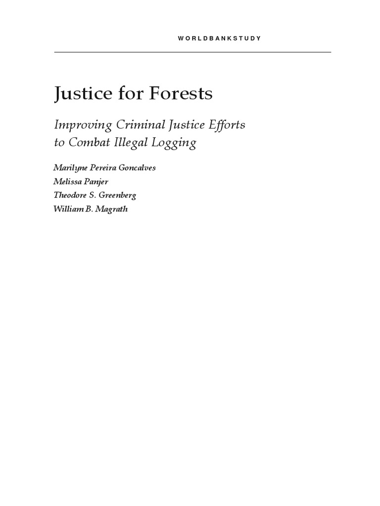 Illegal Logging | PDF | Money Laundering | Corruption