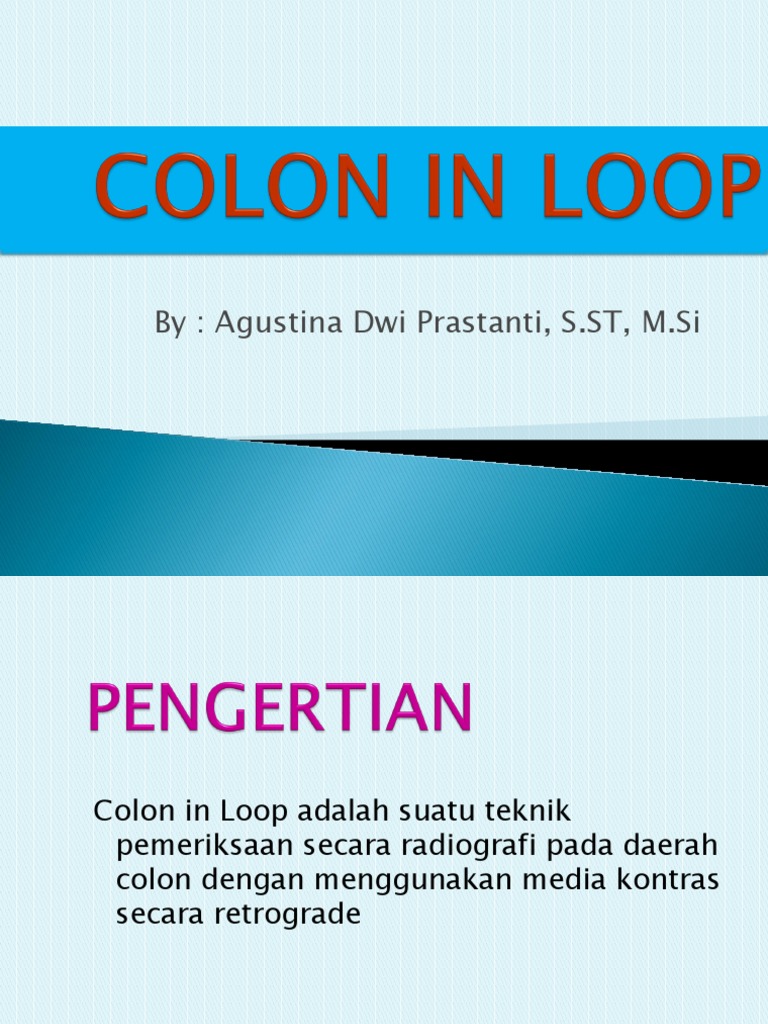 Colon in Loop | PDF