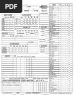 Pathfinder 1 Character Sheet | PDF