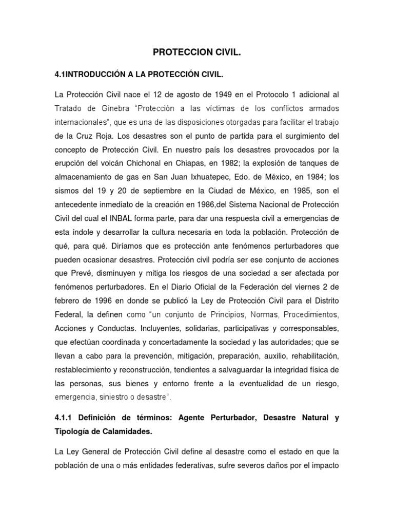 Proteccion Civil | PDF | Defensa Civil | Temblores