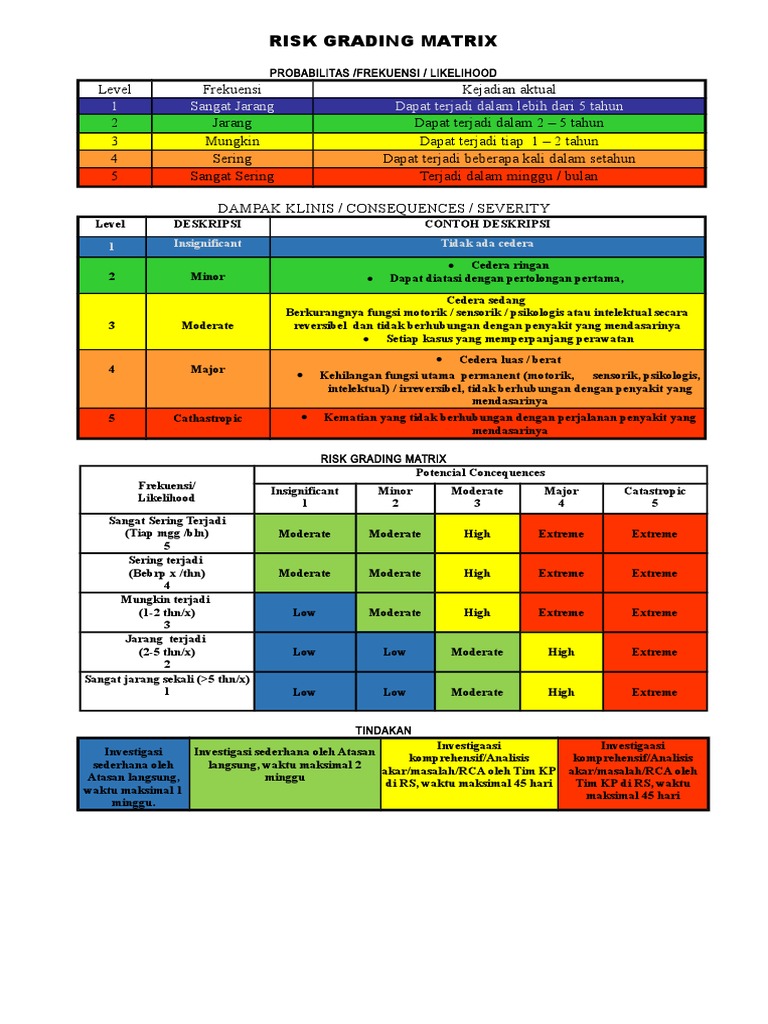 Risk Grading Matrix | PDF