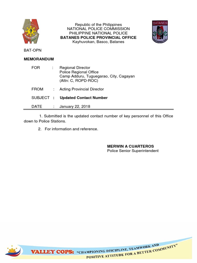 Contactos del Batanes PPO | PDF