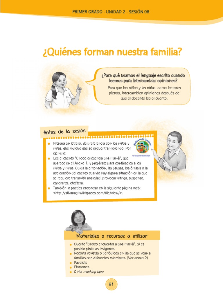 Conociendo a la familia en clase | PDF | Cuentos