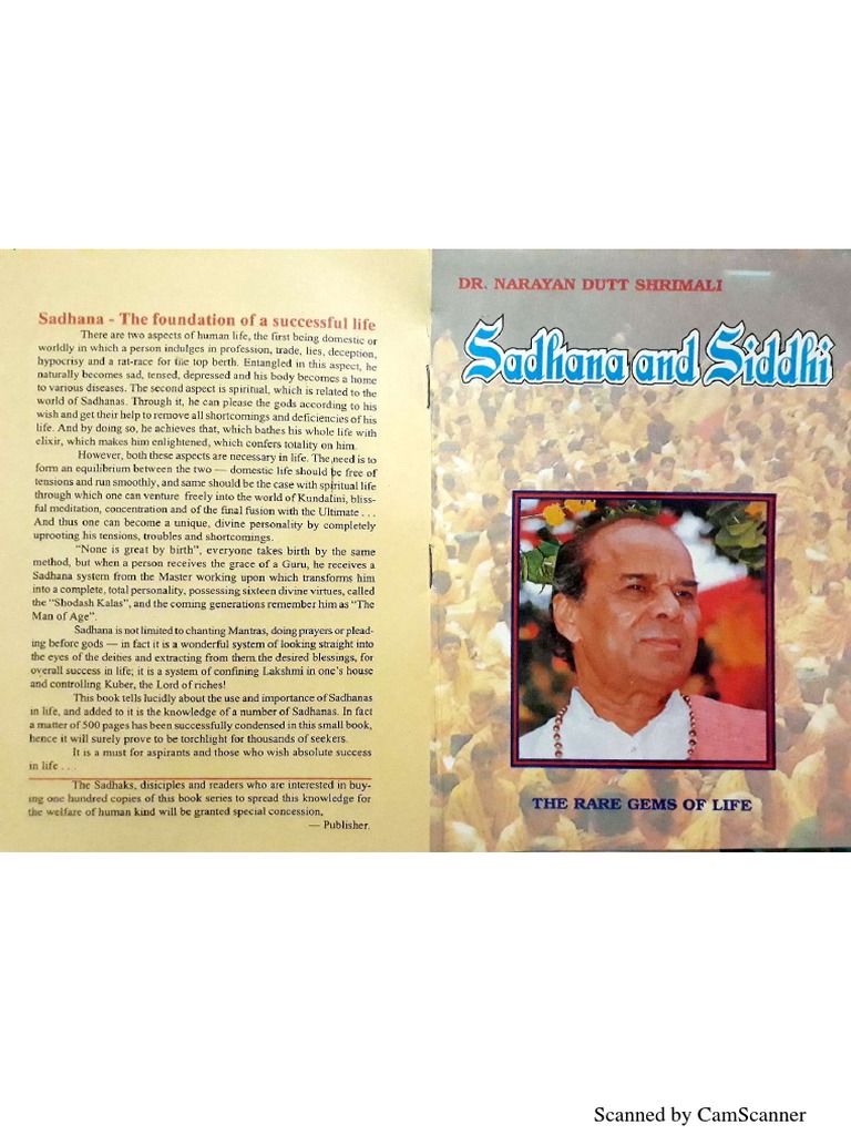 Sadhana and Siddhi | PDF