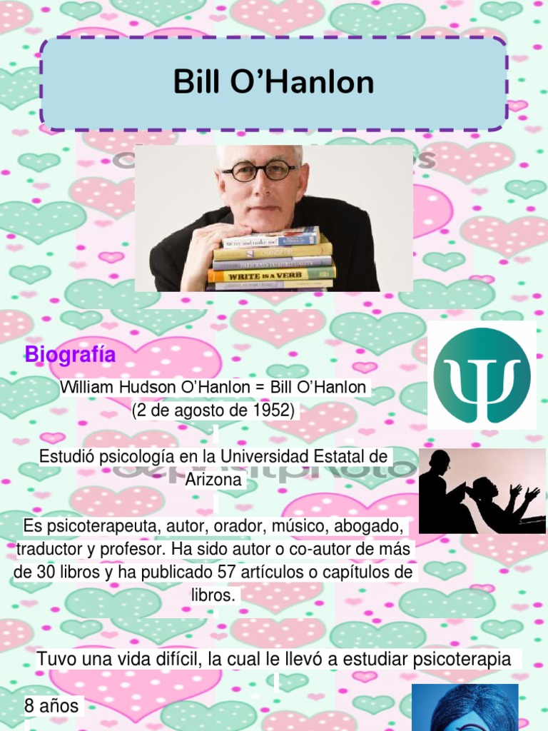 Bill O'Hanlon 7uu7r | PDF | Psicoterapia | Terapia