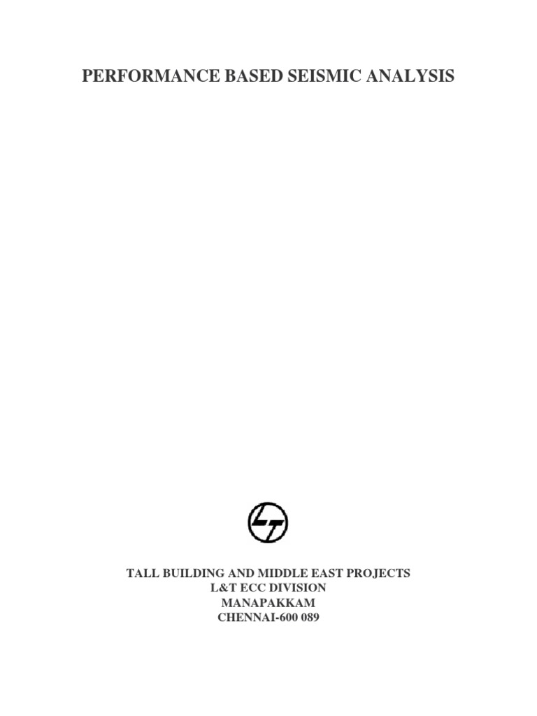 Performane Based Seismic Analysis Report | PDF | Beam (Structure ...