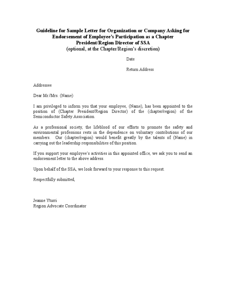 Chap Guide Letter | PDF