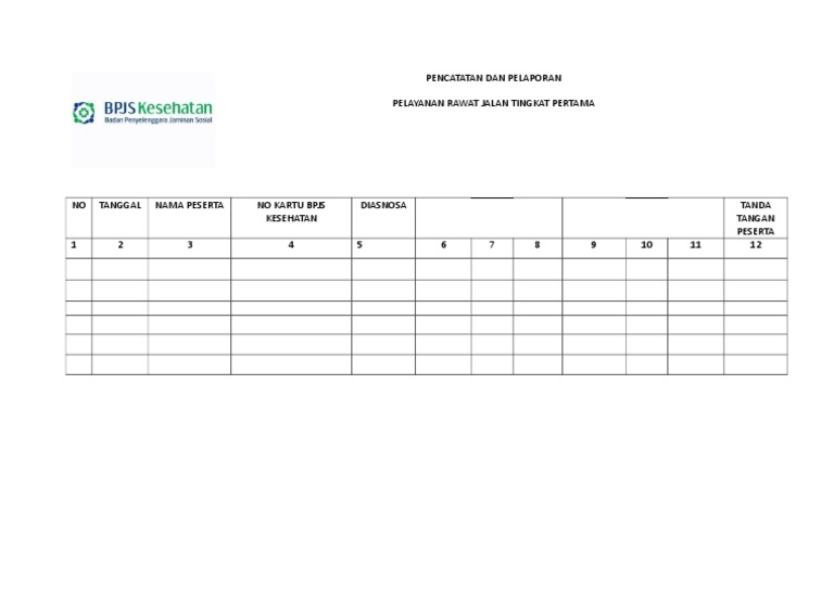 Laporan Pcare Bpjs Kesehatan | PDF