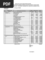 Rencana Anggaran Biaya - Kelompok 1 KKN | PDF