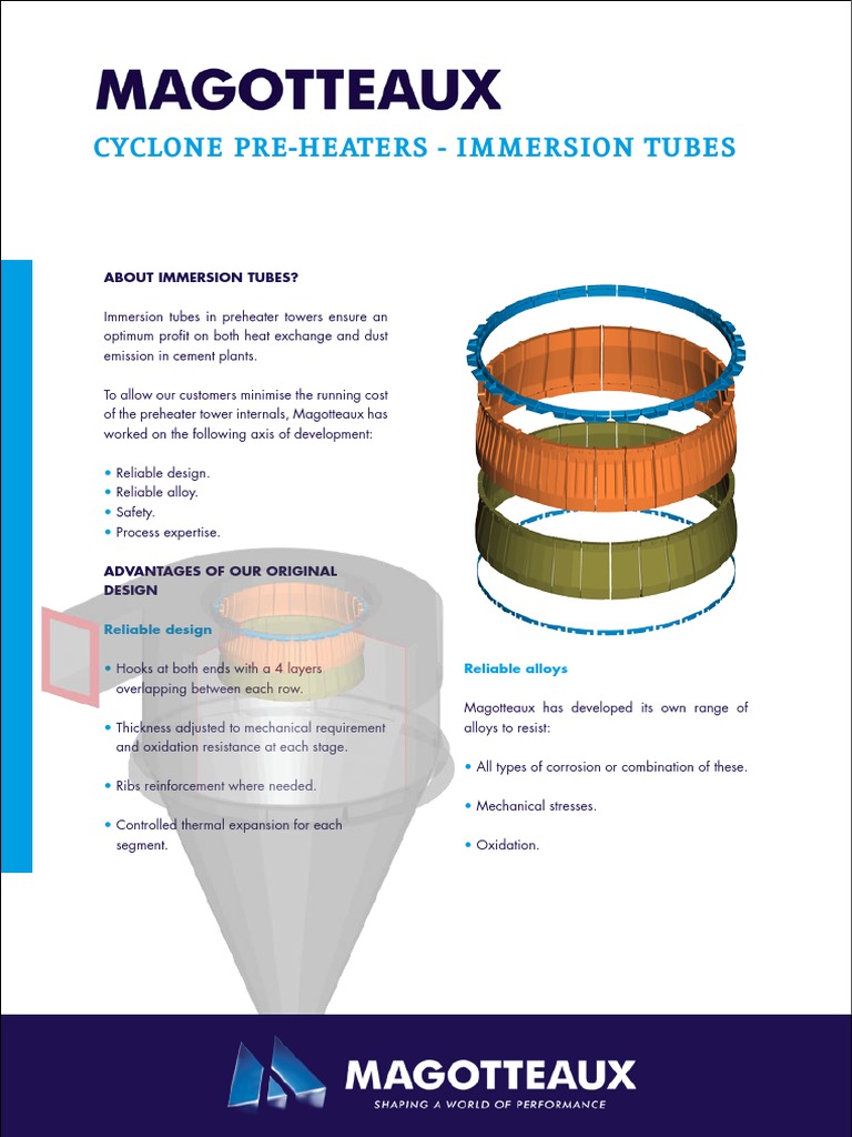 Cyclone pre-heater immersion tubes guide | PDF | Reliability ...
