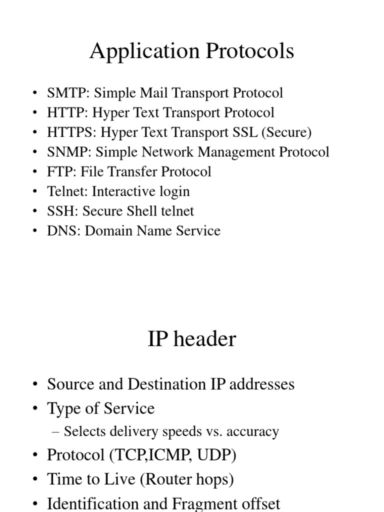 Protocol | PDF | Port (Computer Networking) | Transmission Control Protocol