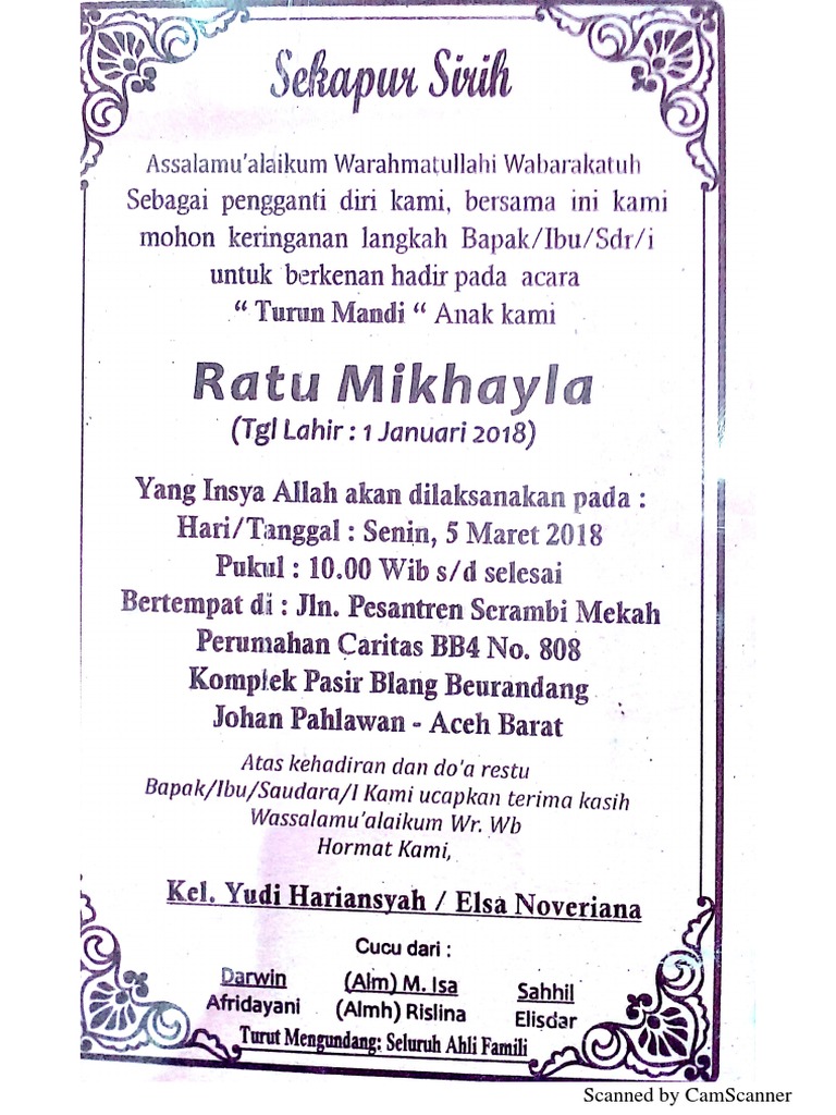 Contoh Undagan | PDF